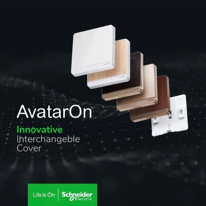 Jual Schneider Electric AvatarOn Cover Saklar Lampu Putih 4 Gang ...