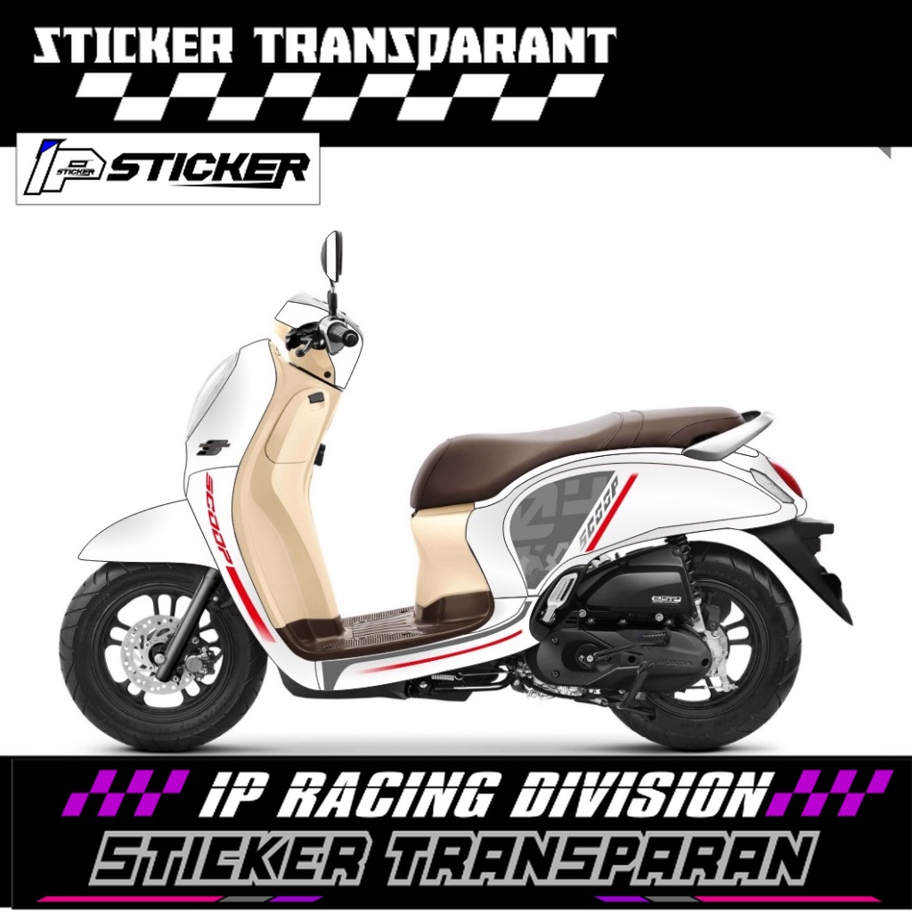 Jual STICKER STRIPING TRANSPARAN SCOOPY ALL NEW LINE KECE STICKER ...