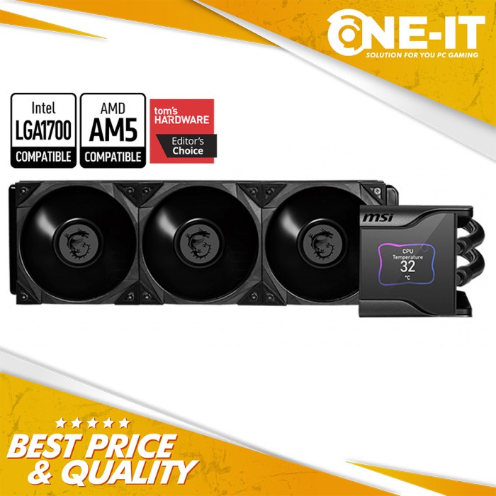 Jual MSI MEG CORELIQUID S360 LIQUID COOLING FAN CPU COOLER | Shopee ...