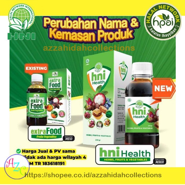 Jual EXTRA FOOD (HNI HEALTH) - ExFo - EXTRAFOOD - Ektra Food - Ekstra ...