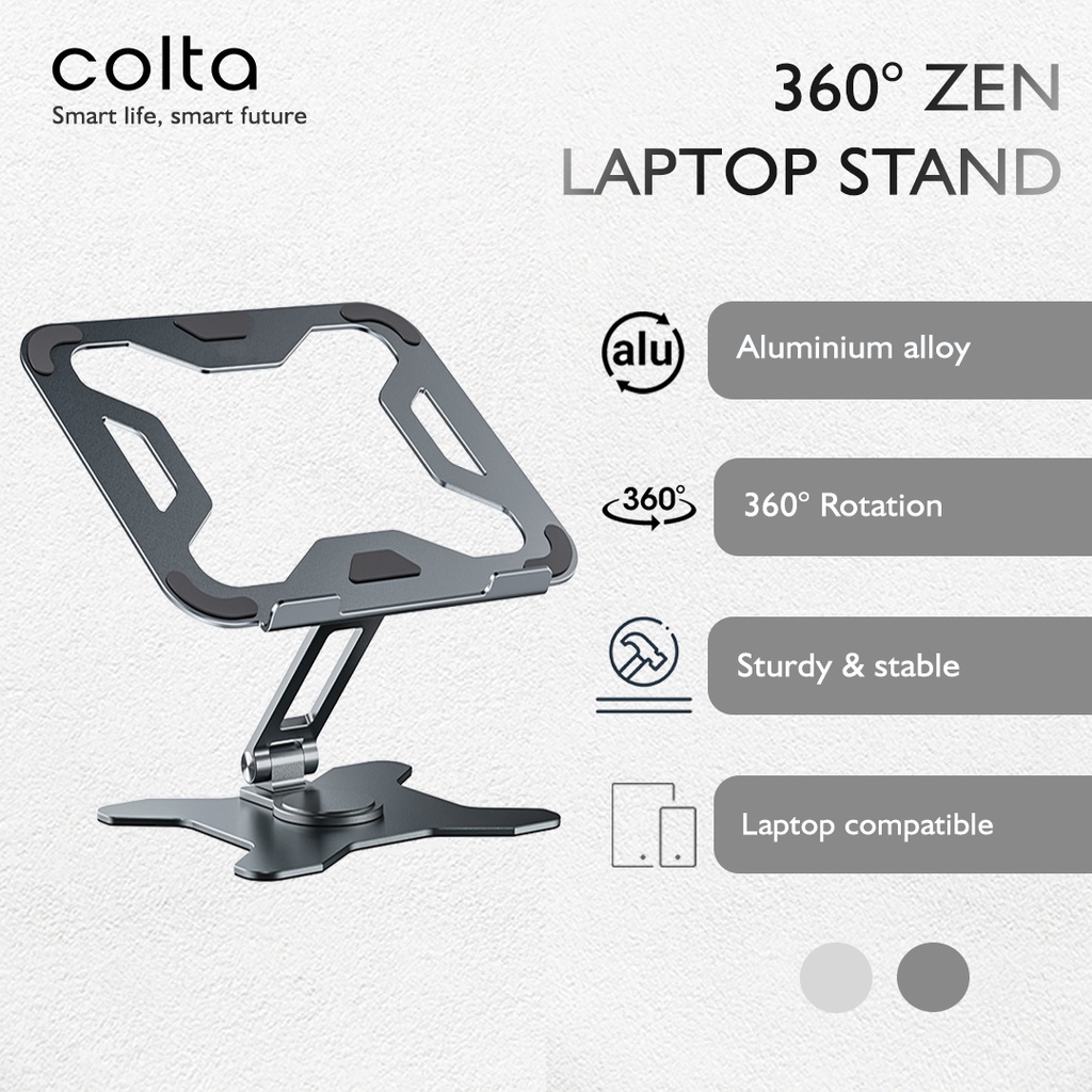 Jual Colta 360 Zen Laptop Stand Holder / Bracket / Dudukan Aluminium ...
