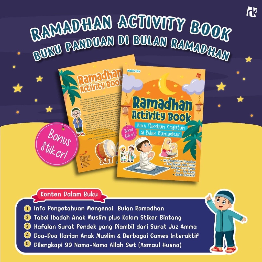 Jual Ramadhan Activity Book (Buku Panduan di Bulan Ramadhan | Shopee ...