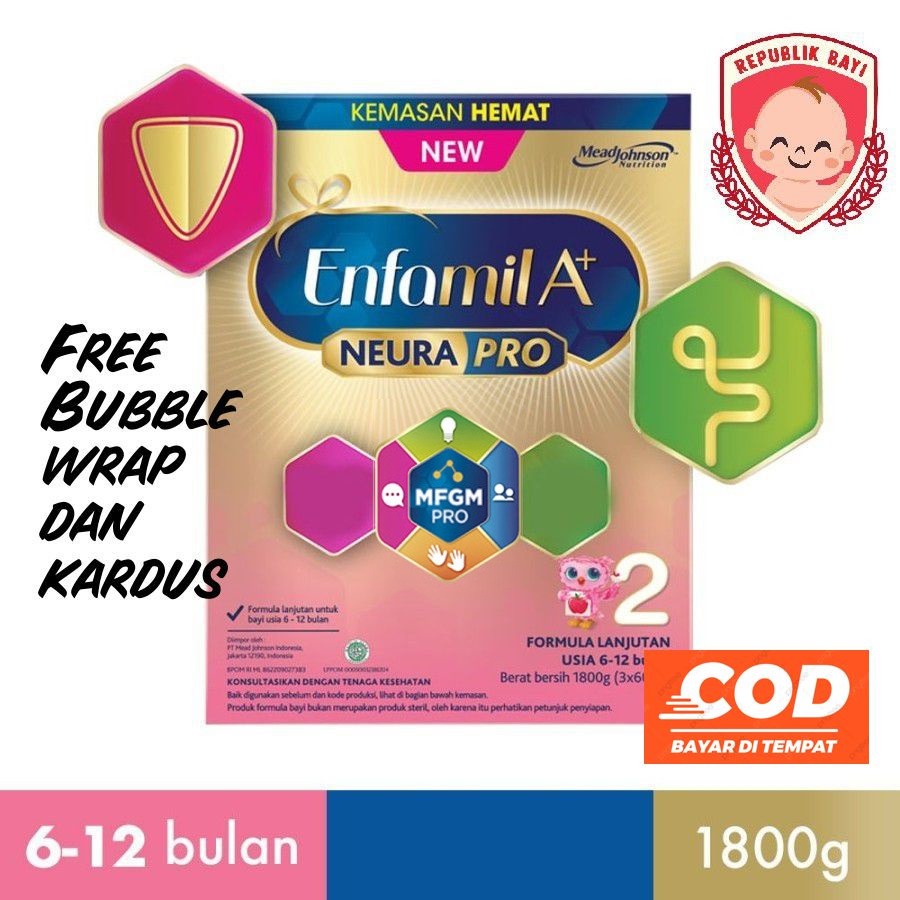 Jual Expired 2026 Enfamil A+2 A2 A2 Enfamil 2 MFGM Susu Formula Bayi ...