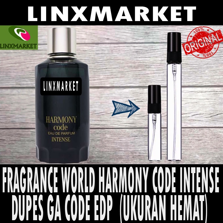 Jual FRAGRANCE WORLD HARMONY CODE INTENSE EDP MEN DUPES GA CODE EDP ...