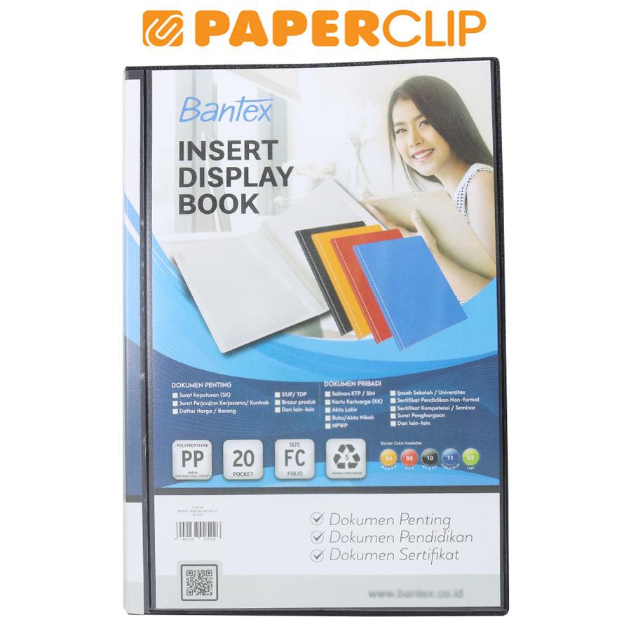 Jual DISPLAY BOOKS / CLEAR HOLDER INSERT BANTEX 3183I 10 F4 20 BLACK ...