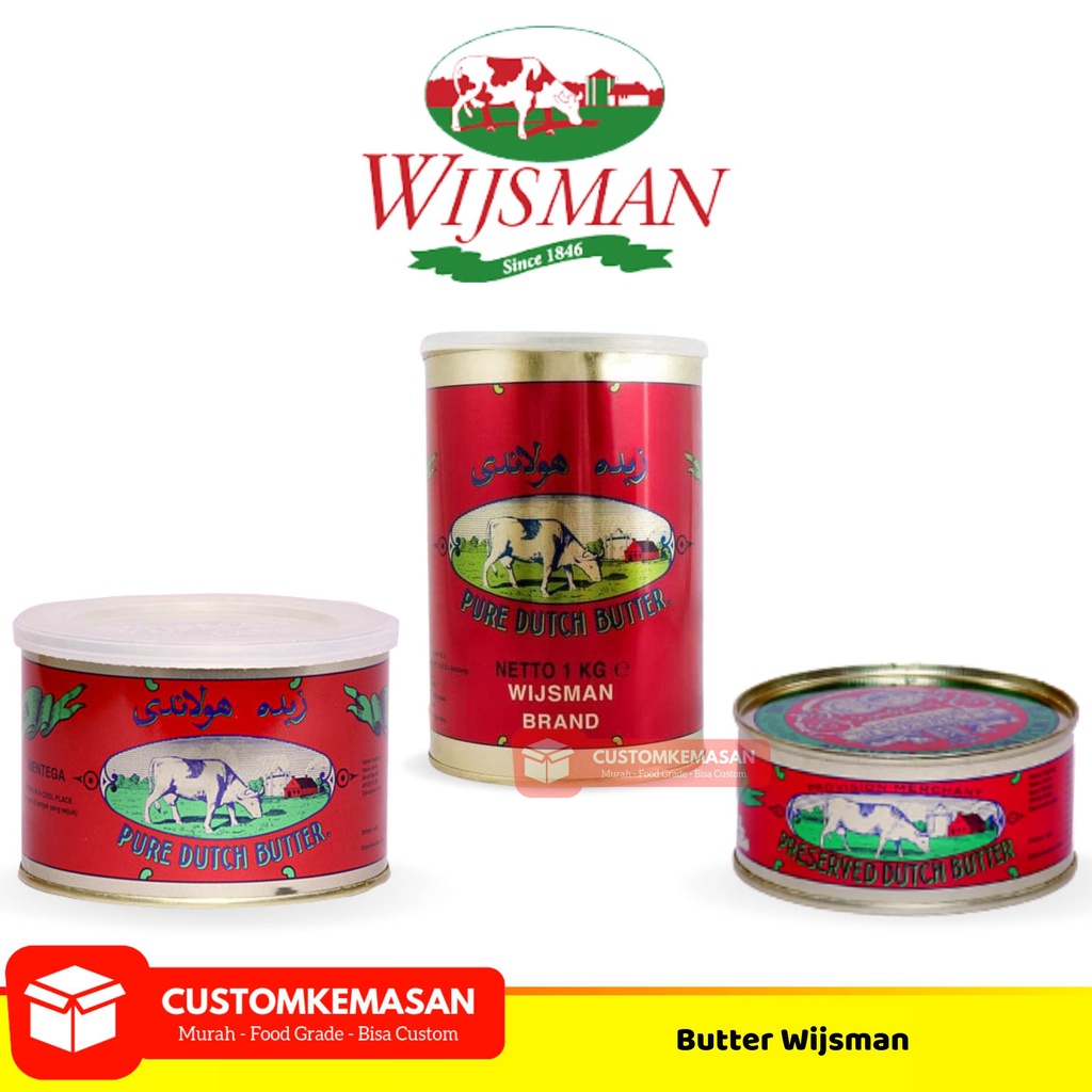 Jual Wijsman Butter / Wisman / Wysman / Butter Kaleng / Butter Wijsman ...