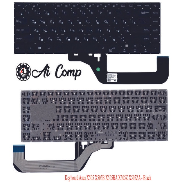 Jual Keyboard Asus X505 X505B X505BA X505Z X505ZA - Black | Shopee ...