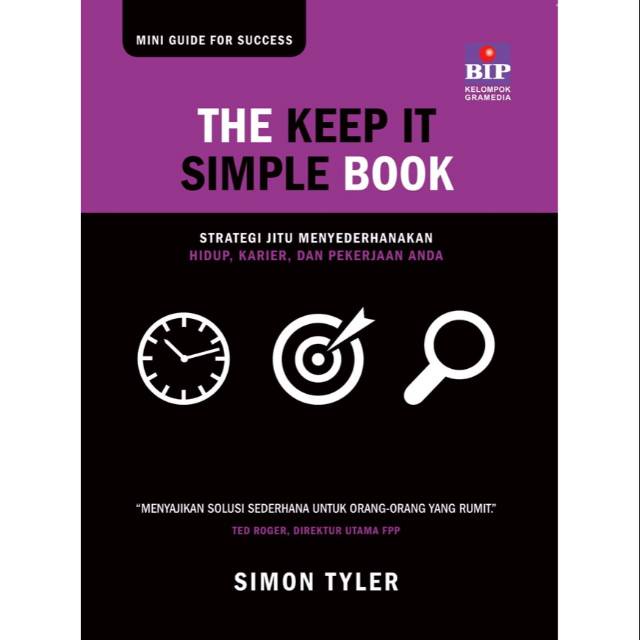 Jual Buku The Keep It Simple Book Strategi Jitu Menyederhanakan Hidup ...
