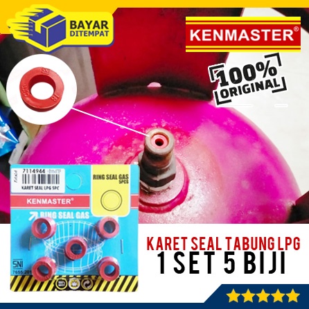 Jual Karet Seal LPG KENMASTER 5 pcs Sil Tabung Gas Elpiji | Shopee ...