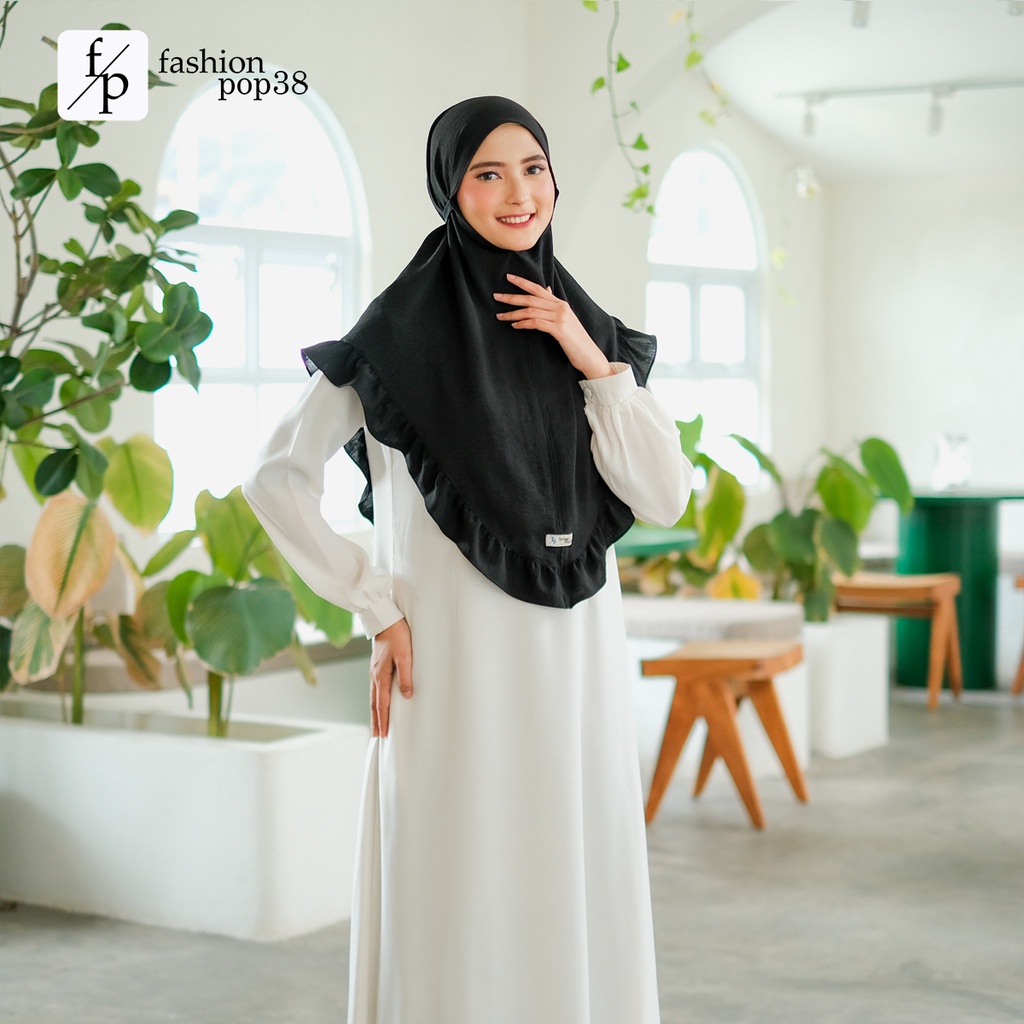 Jual Hijab Raina Rempel Tali Crinkle Airflow Premium Non Pet Arey Hijab Instan Sakura | Shopee ...