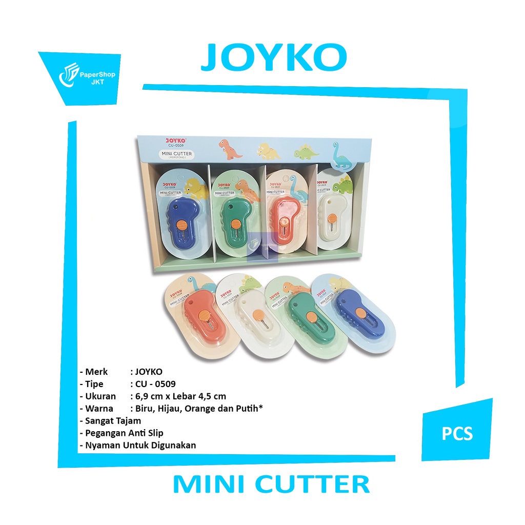 Jual JOYKO - Mini Cutter / Cutter Kecil CU - 0509 - Pcs | Shopee Indonesia
