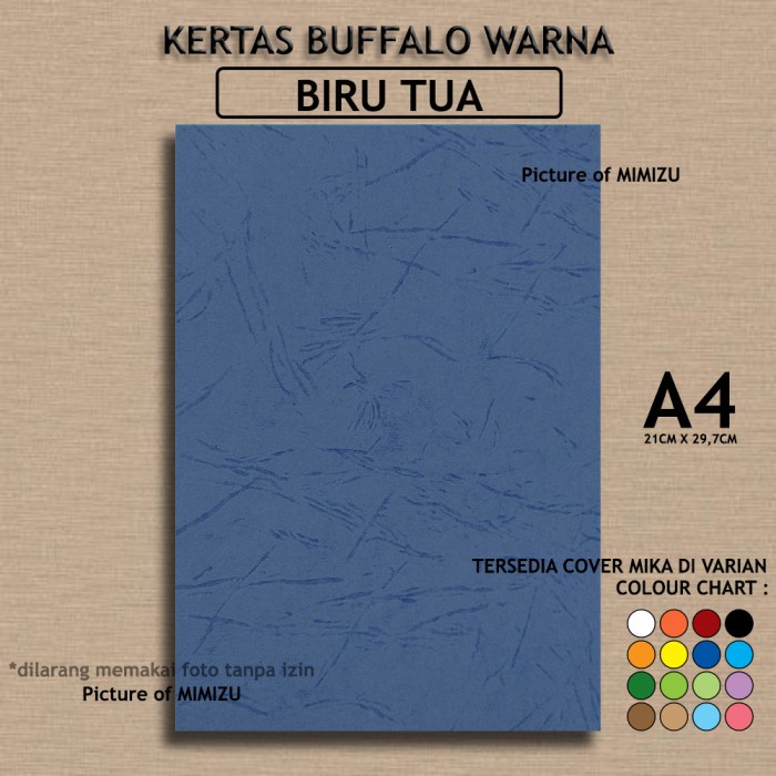 Jual Kertas Buffalo A4 BIRU TUA Corak Embos Cover JILID SAMPUL | Shopee ...