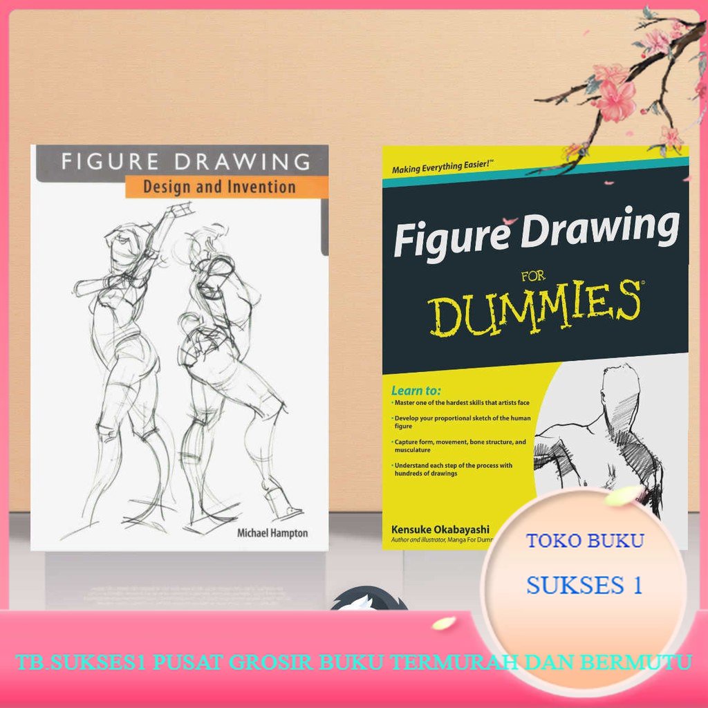 Jual (Eng) Figure Drawing Design and Invention Michael Hampton & Figure ...