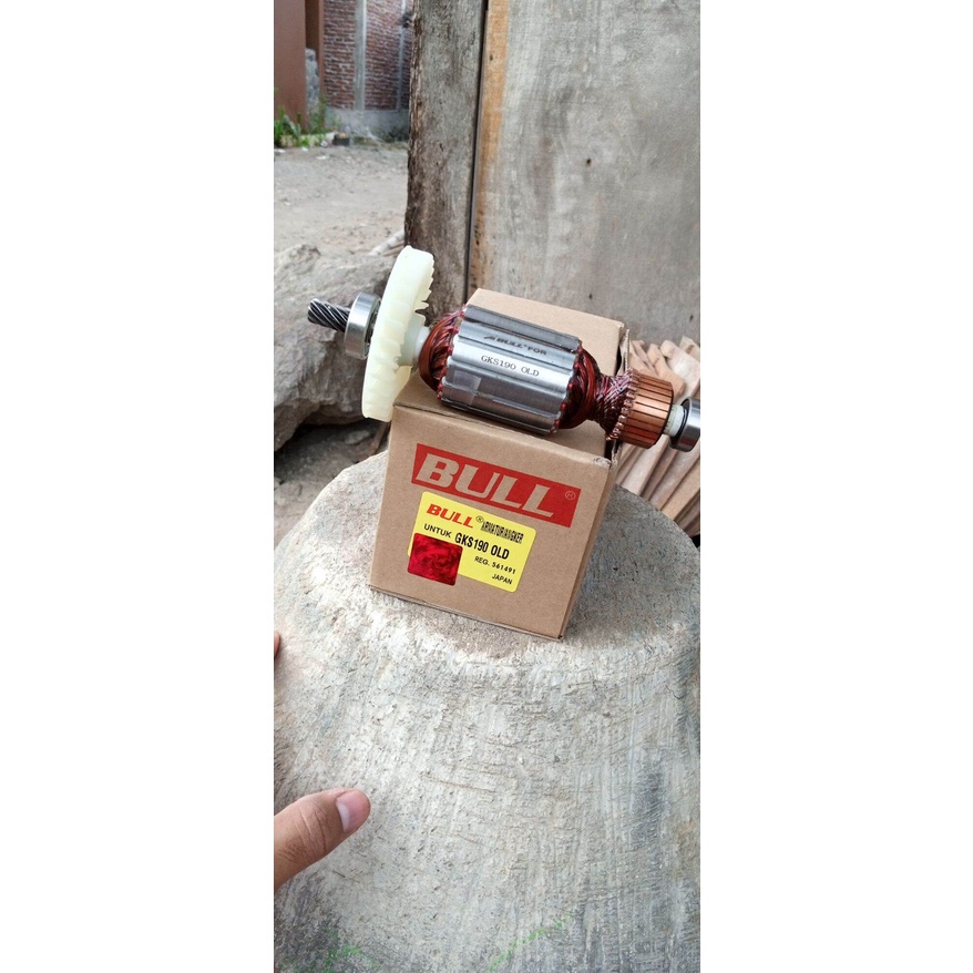 Jual Angker armature Bull GKS 190 OLD LAMA for mesin serkel circular ...