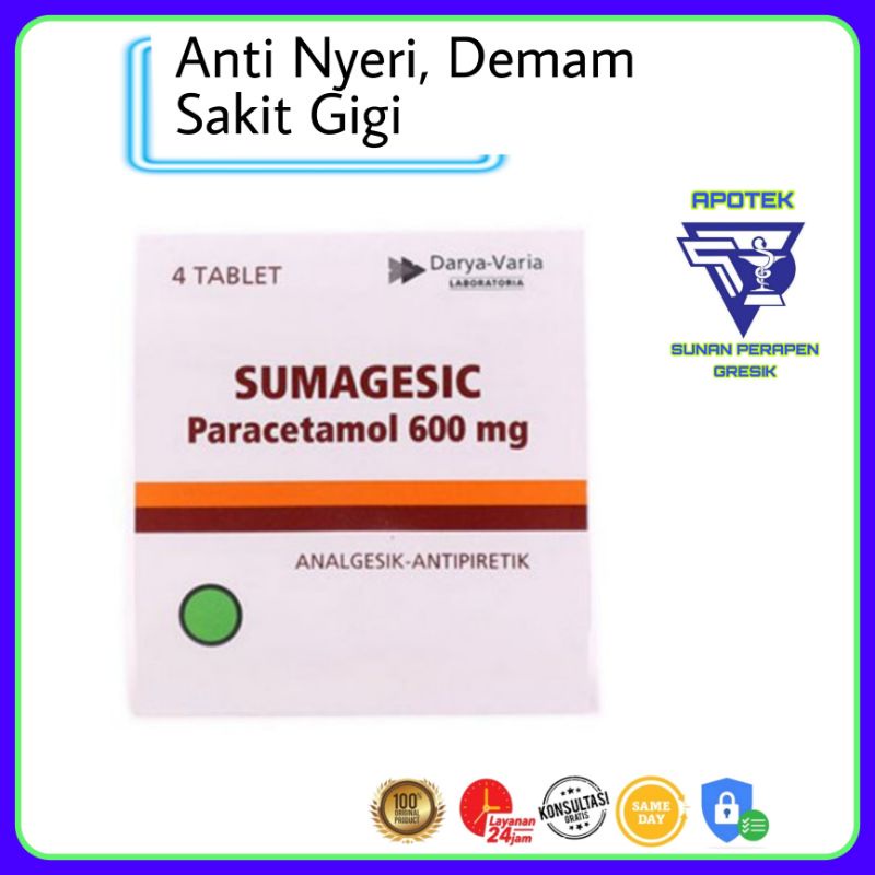 Jual Sumagesic Tab 600mg /strip isi 4 tablet | Shopee Indonesia