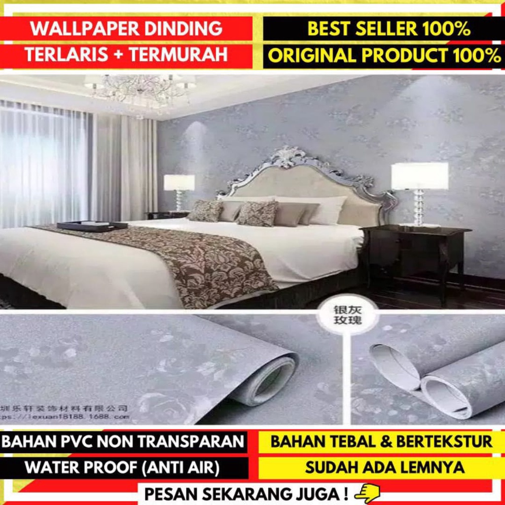 Jual Wallpaper dinding kamar tidur stiker dinding kamar tidur sticker ...