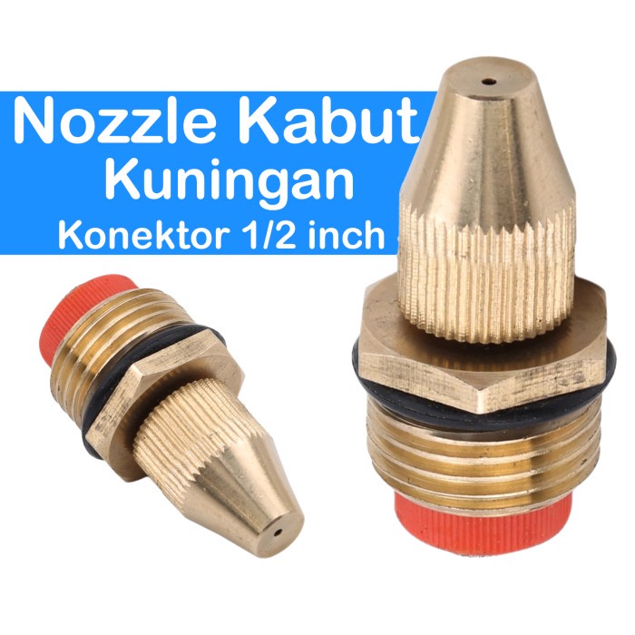 Jual Nozzle kabut Sprinkler Nozzle Kuningan konektor 1/2 Inch | Shopee ...