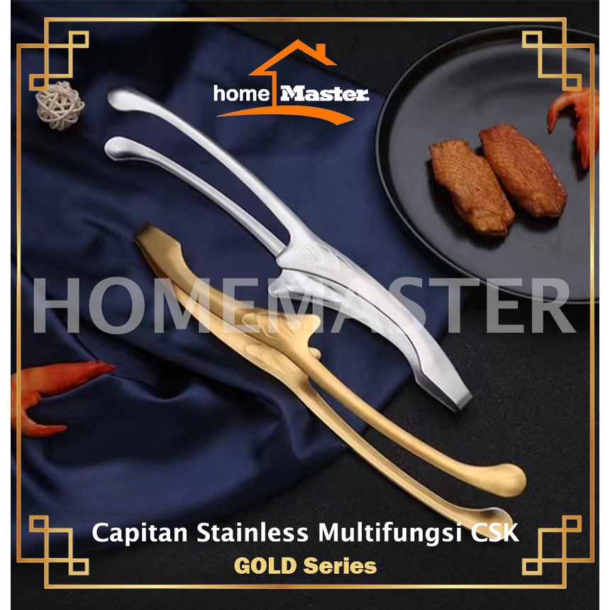 Jual HomeMaster Japit/Penjepit/Capitan/Tongs Roti/Makanan/Gorengan ...