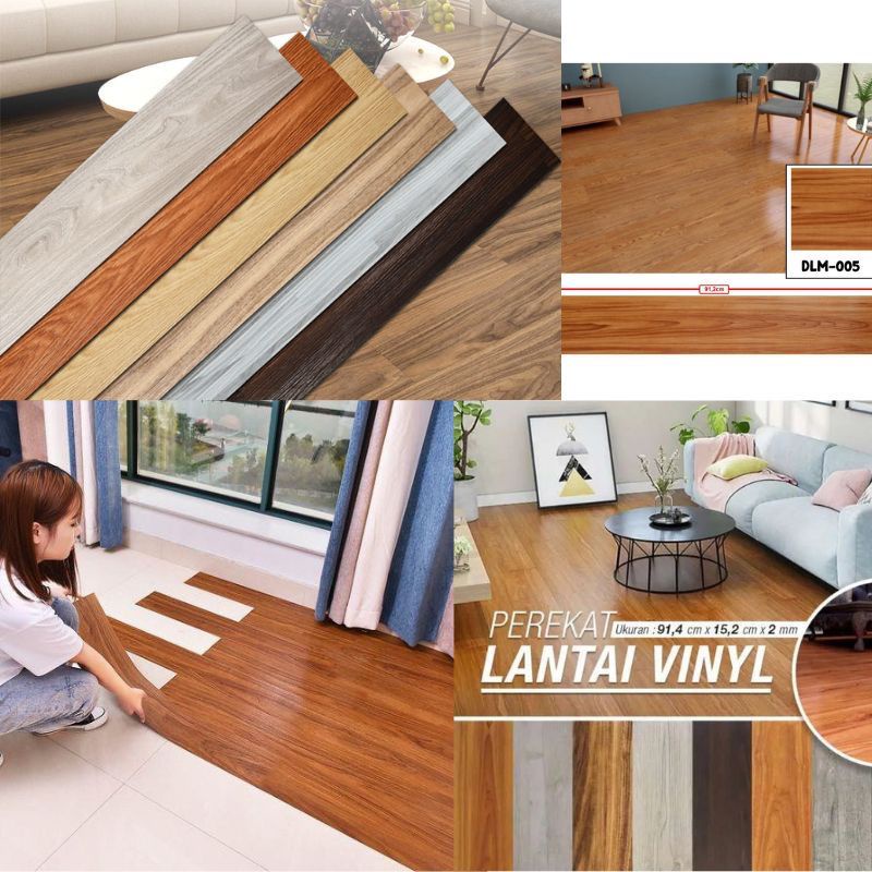Jual VINIL VINYL LANTAI STIKER LANTAI KAYU VYNIL PREMIUM | Shopee Indonesia