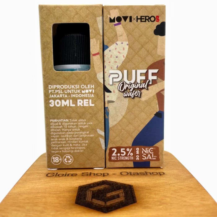 Jual SALT - Puff Wafer ORIGINAL 30ml Pods Friendly by Movi x Hero57 ...