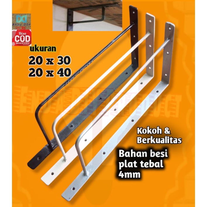 Jual Siku Besi L Penyangga Rak Ambalan Meja Dinding | Shopee Indonesia