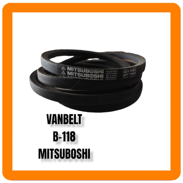 Jual Van Fan Belt VanBelt B-118 / Tali Ban Kipas MITSUBOSHI Best Seller | Shopee Indonesia