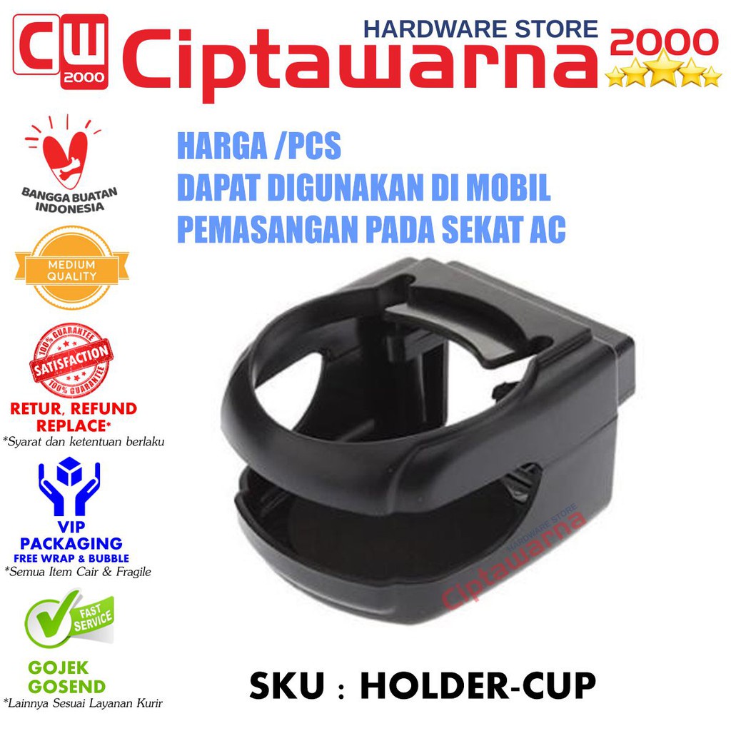 Jual Holder Botol Mobil Air Vent Bottle Support Tempat Minuman Kaleng ...
