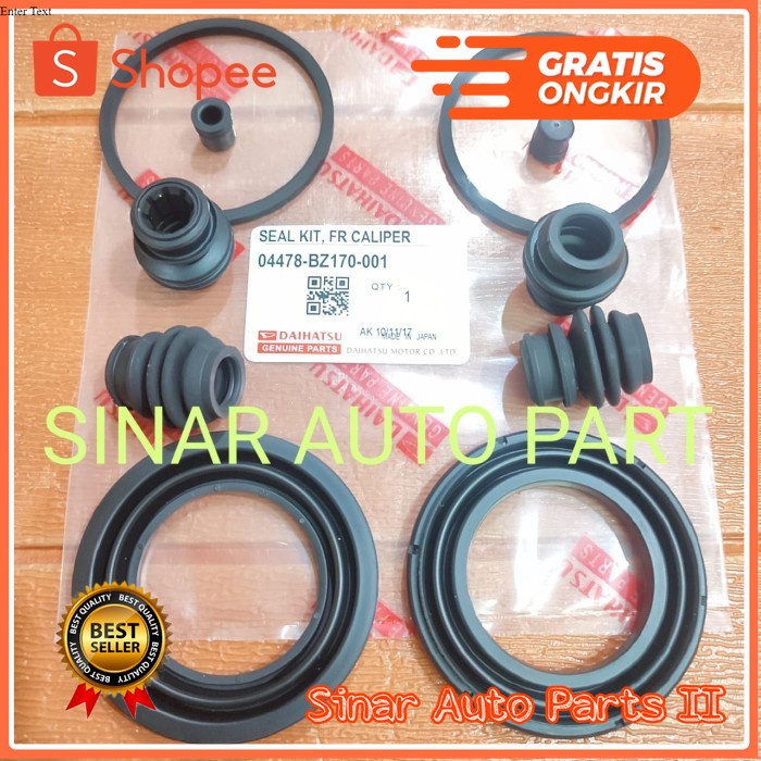 Jual SAP2 CALIPER KIT SEAL KIT KALIPER REM DEPAN CALYA SIGRA ORIGINAL | Shopee Indonesia
