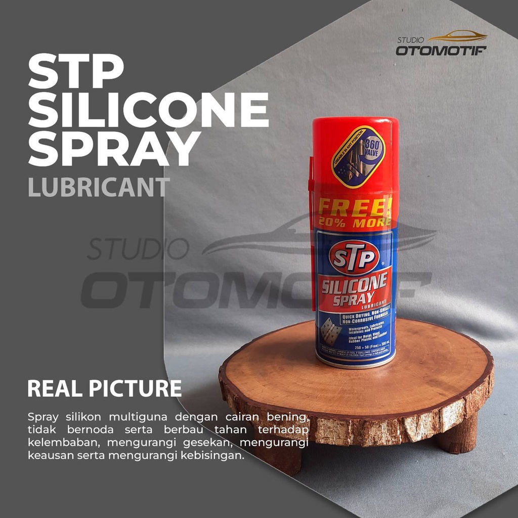 Jual STP SILICONE SPRAY ORIGINAL 300ML PELUMAS ENGSEL PINTU JENDELA ...