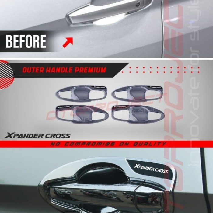 Jual Outer Handle Cover Mangkok Pintu Elite Chrome Xpander Cross Otoproject | Shopee Indonesia