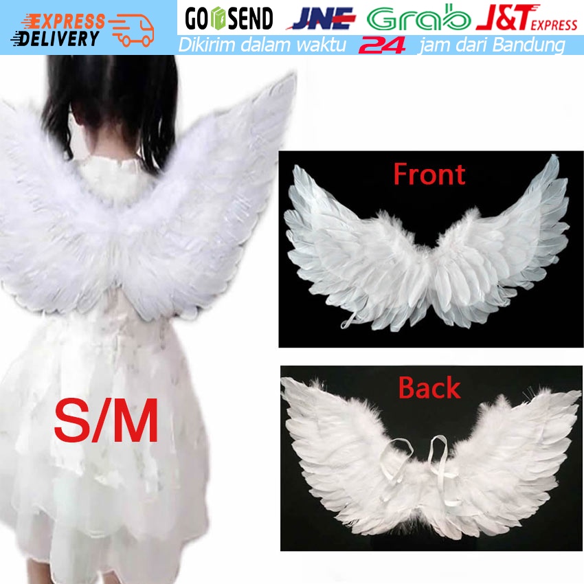 Jual Sayap Angel Wings Malaikat Kostum Halloween Party / Alat Peraga ...