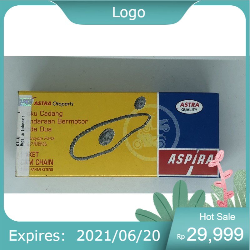 Jual MPM ASPIRA Asli Rantai Temeng Kit Supra, Supra Fit, Revo Abs ...