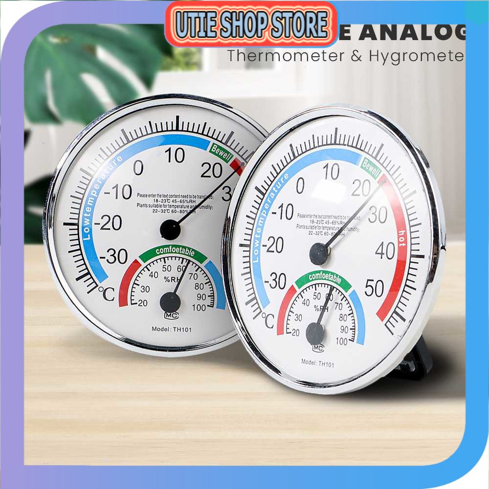 Jual UTIE STORE - Anymetre Analog Thermometer Hygrometer Temperature ...