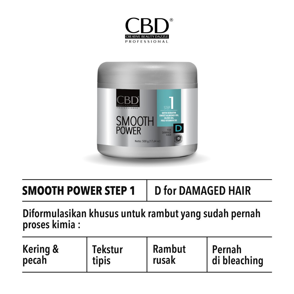 Jual CBD Smooth Power Keratin / Smothing Keratin 500gr | TnT Beauty ...