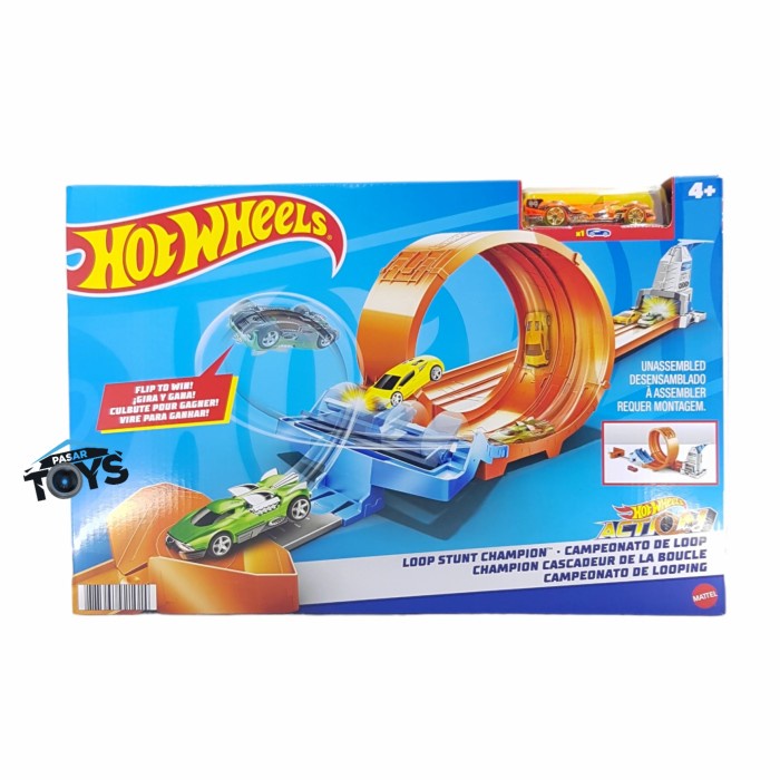 Jual Hot Wheels Toy Car Track Set Loop Stunt Champion Original Mattel ...