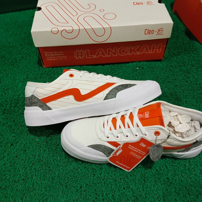 Jual Sepatu Patrobas x Cleo White Low/Patrobas x Cleo Putih Pendek ...