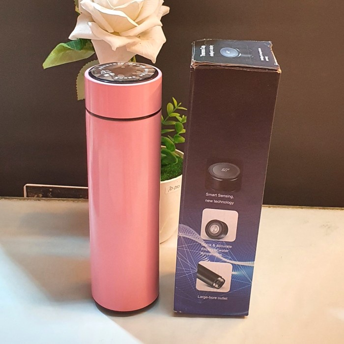 Jual tumbler led suhu termos led suhu botol minum led suhu stainless ...