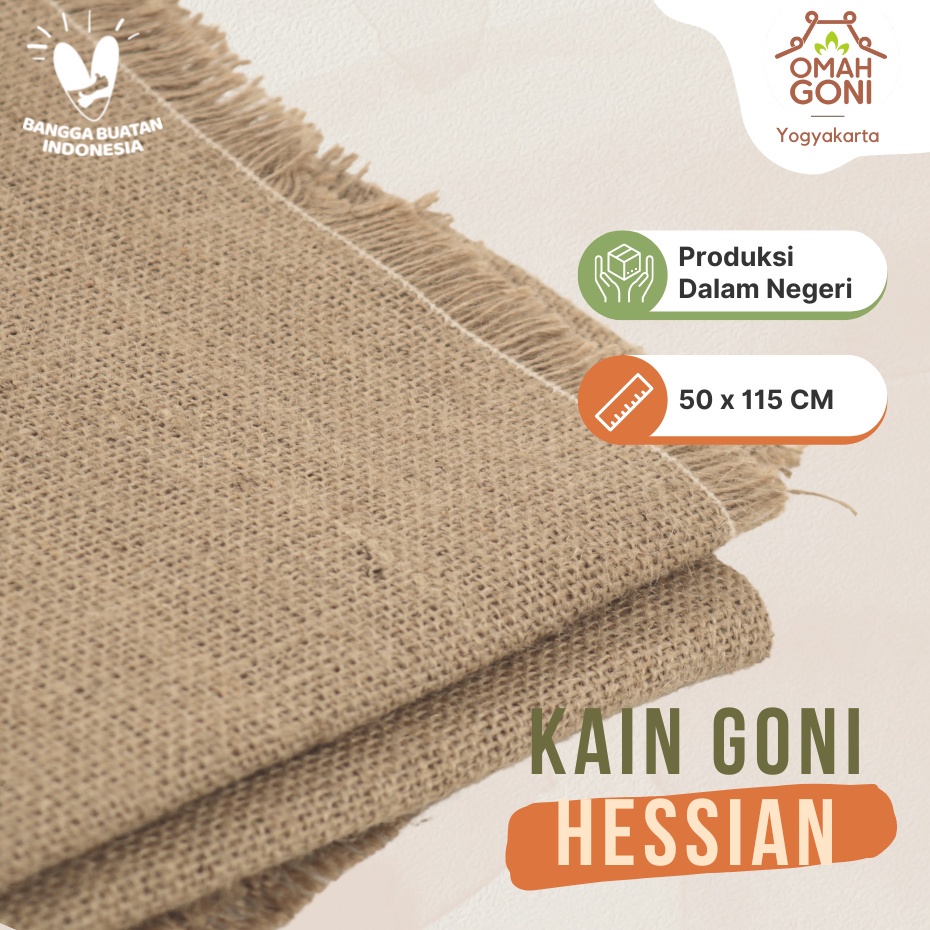Jual Kain Hessian Goni 50x115 CM - Goni Baru - Kain Goni Lokal - Bahan ...