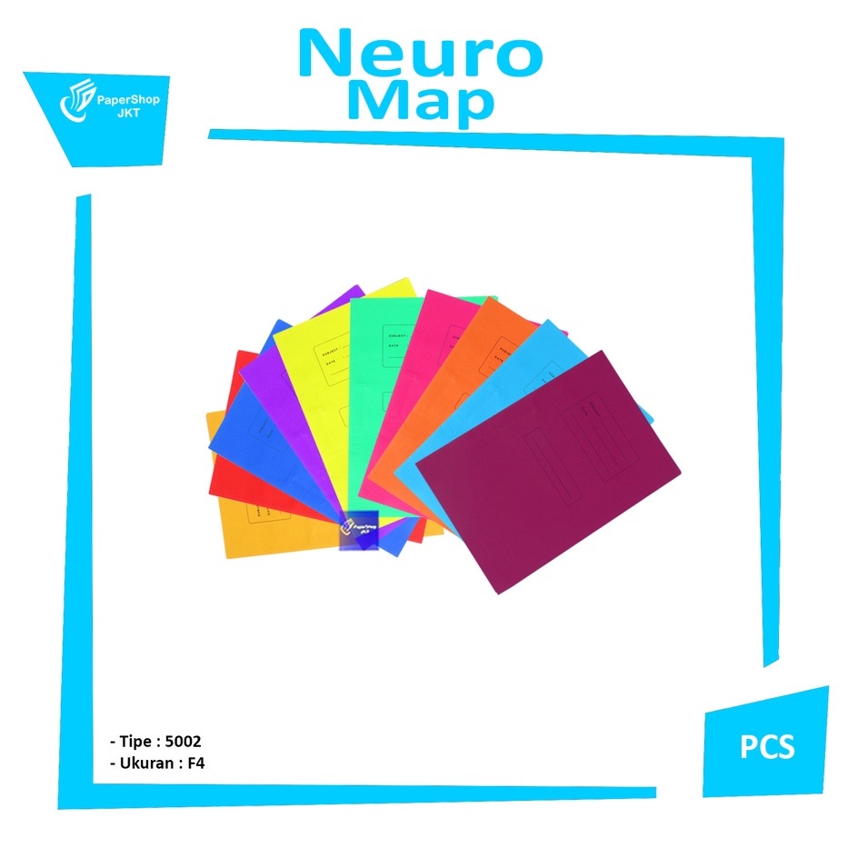 Jual NEURO - Map Warna Stopmap 5002 - Pack | Shopee Indonesia