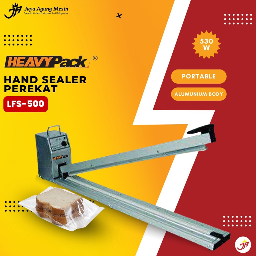 Jual HEAVYPACK Mesin Hand Sealer Pengemas Perekat Penutup Kemasan LFS ...