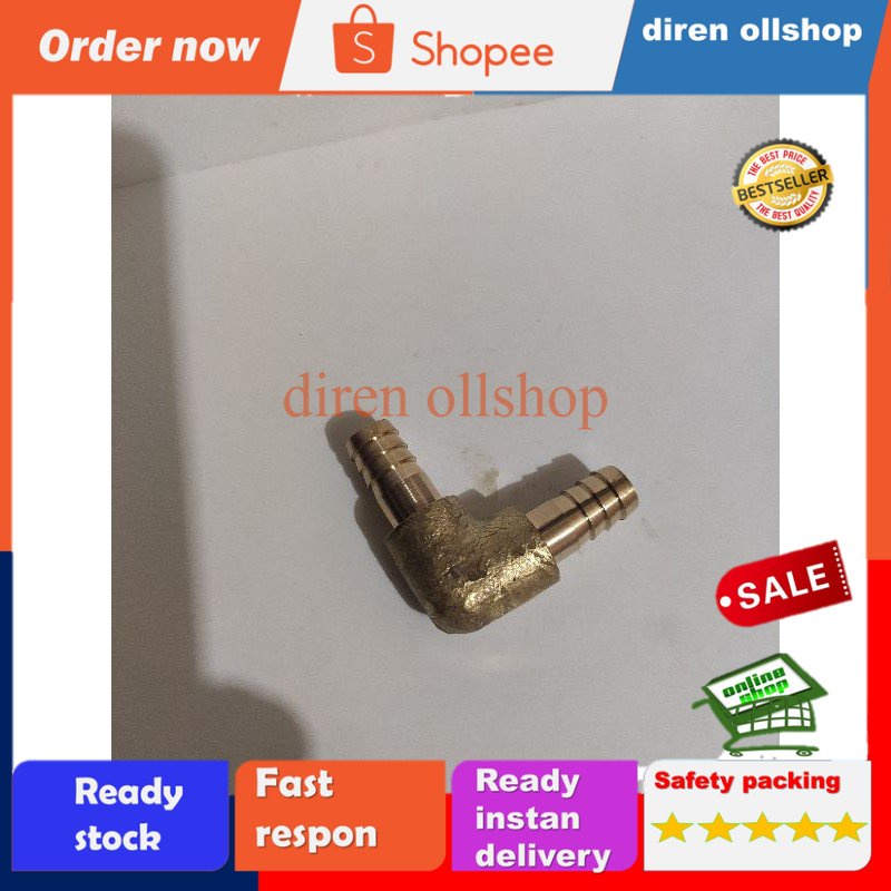 Jual nepel ELBOW selang gas/sambungan selang gas L | Shopee Indonesia