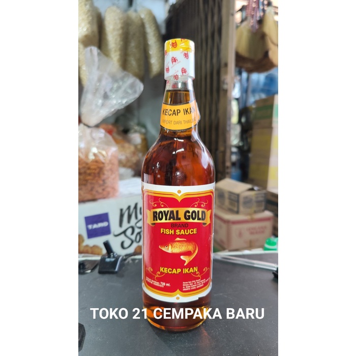 Jual Kecap Ikan Merek Royal Gold Botol Besar 725 ml | Fish Sauce 725ml ...