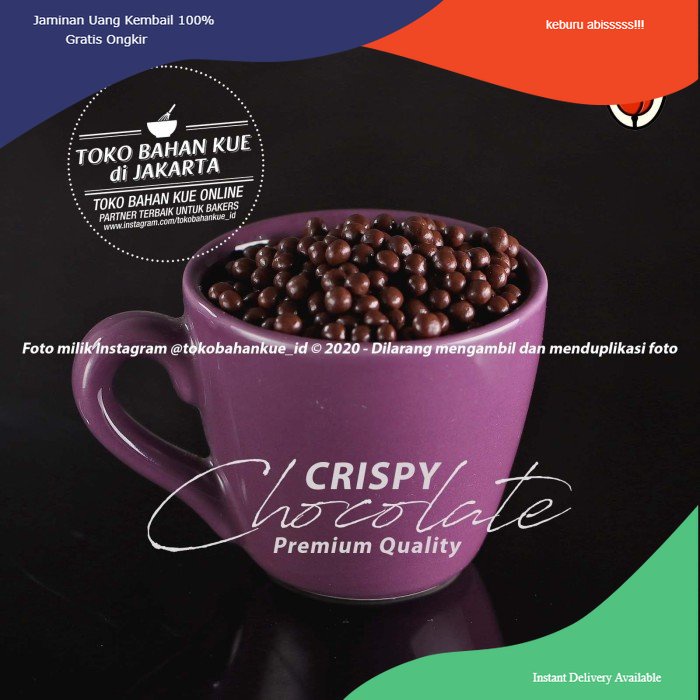 Jual Tulip - Chocolate CRISPY CHOC 500gr Choco Ball Crispearls Compound ...