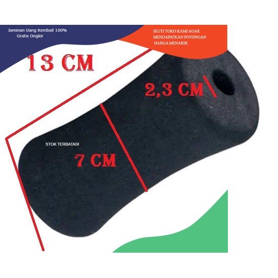 Jual Bantalan Kaki Busa Karet Spons untuk Peralatan Gym - 2,3 x 7 x 13 ...