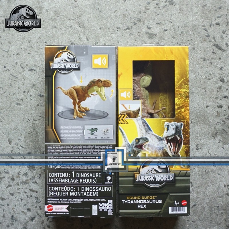 Jual Jurassic World Sound Surge Tyrannosaurus Rex Bisa Bersuara Trex T ...