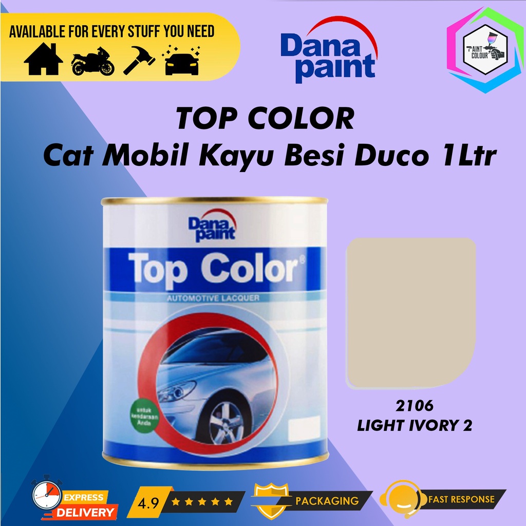 Jual TOP COLOR 2106 Light Ivory 2 - Cat Mobil Kayu Besi Duco - ECER ...