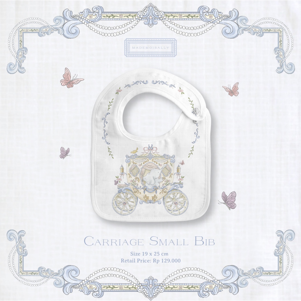 Jual Bamboo Baby Bib Carriage Mademoisally | Slaber Bayi Bamboo ...