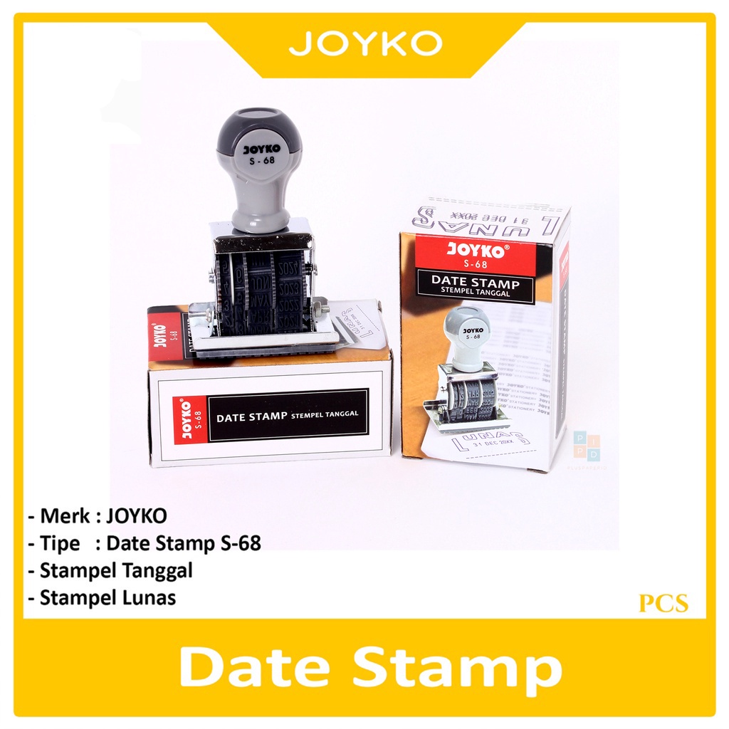 Jual JOYKO - Stamp Lunas and Tanggal S-68 - Pcs | Shopee Indonesia