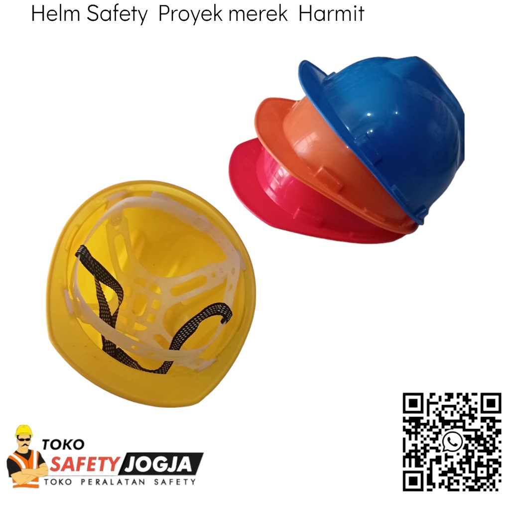 Jual Helm proyek safety merek harmit | Shopee Indonesia