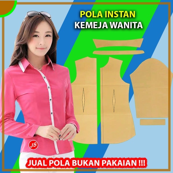 Jual Pola Instan Kemeja Wanita | Aneka Pola | Shopee Indonesia